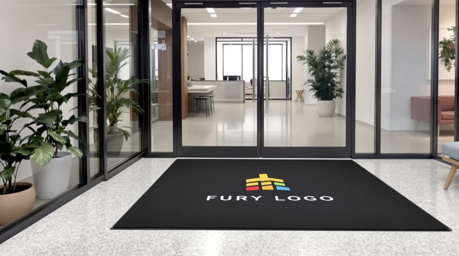 Accueil sur-mesure : comment un tapis logo renforce votre image de marque dès l’entrée